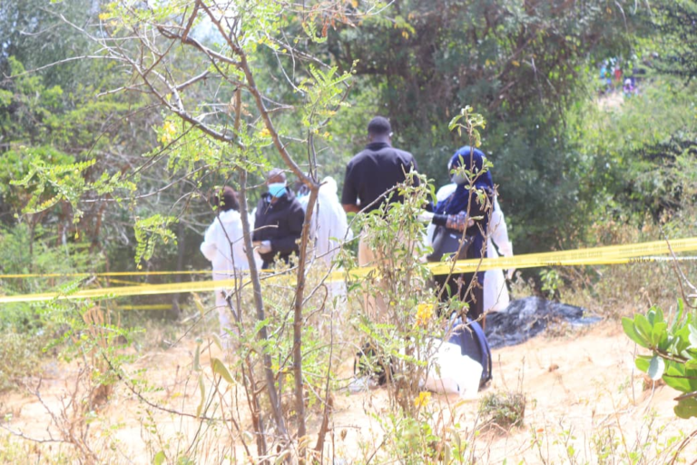 Four Male Bodies Exhumed from Shallow Grave in Mwingi